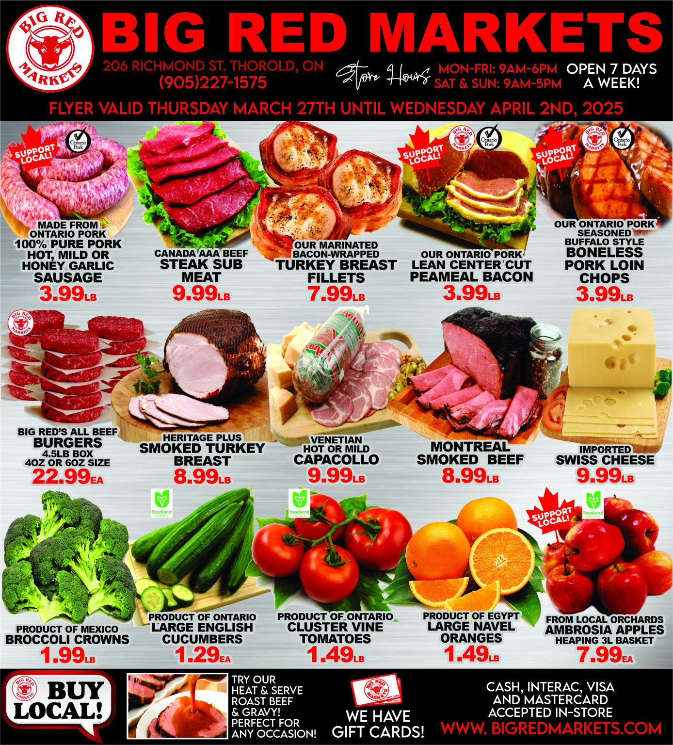 Weekly Flyer – Big Red Market