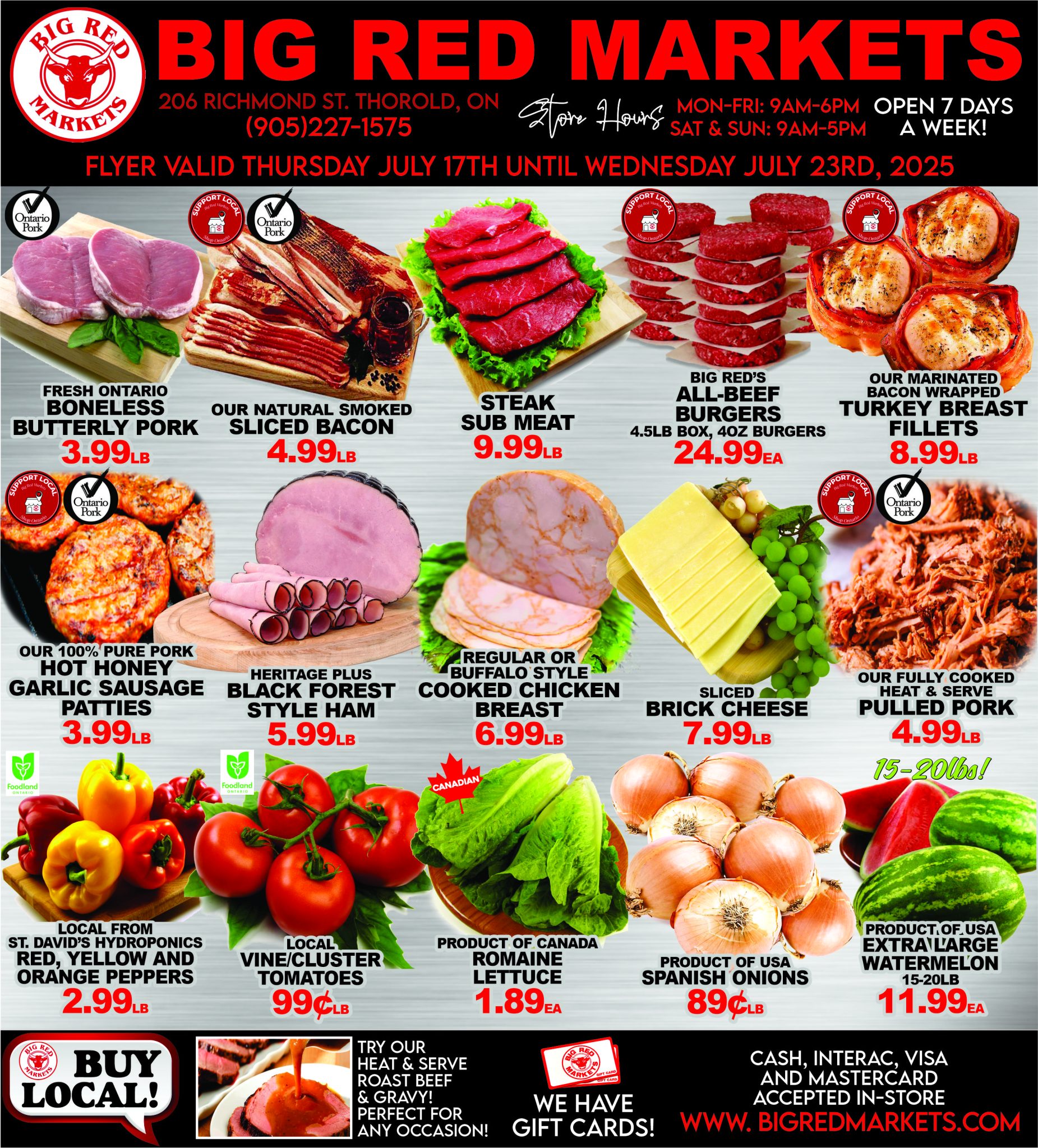 Weekly Flyer – Big Red Market